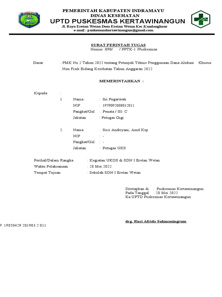 Format SPPD Ukgs | PDF