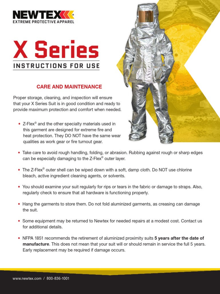 X Series Instructions For Use | PDF | Clothing | Consumer Goods