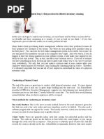 Inventory Count Guide for Managers | PDF | Inventory | Warehouse