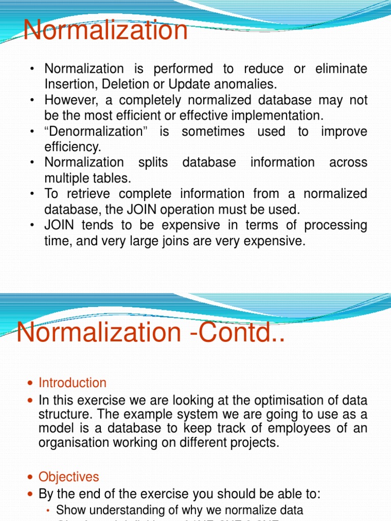 Normalization | PDF | Relational Database | Software Design Normalization | PDF | Relational Database | Software Design