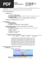 DETAILED LESSON PLAN Grade 6 | PDF | Lesson Plan | Communication