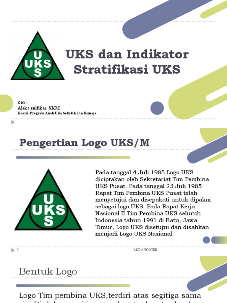 UKS Dan Indikator Stratifikasi UKSM (Kabid) | PDF