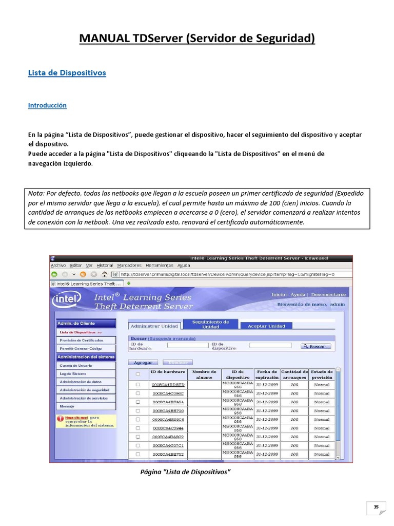Manual TD Server | PDF | Hardware de la computadora | Ingeniería de software