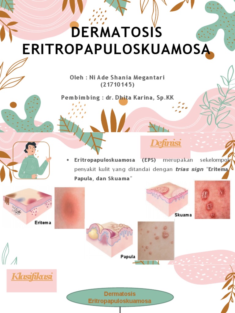 Dermatosis Eritropapuloskuamosa: Definisi dan Tatalaksana | PDF