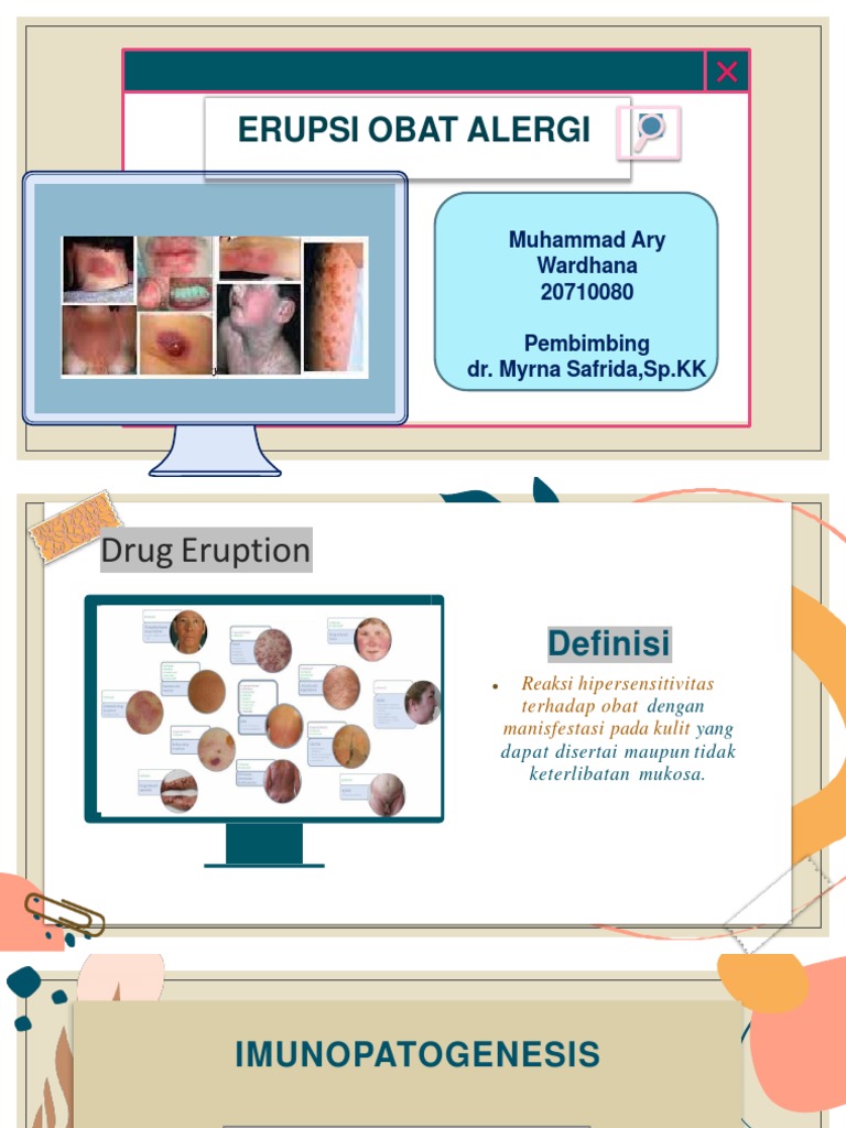Mini Teaching Erupsi Obat Alergik | PDF