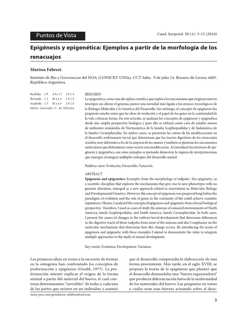 Epigenesis | PDF | Epigenética | Gene