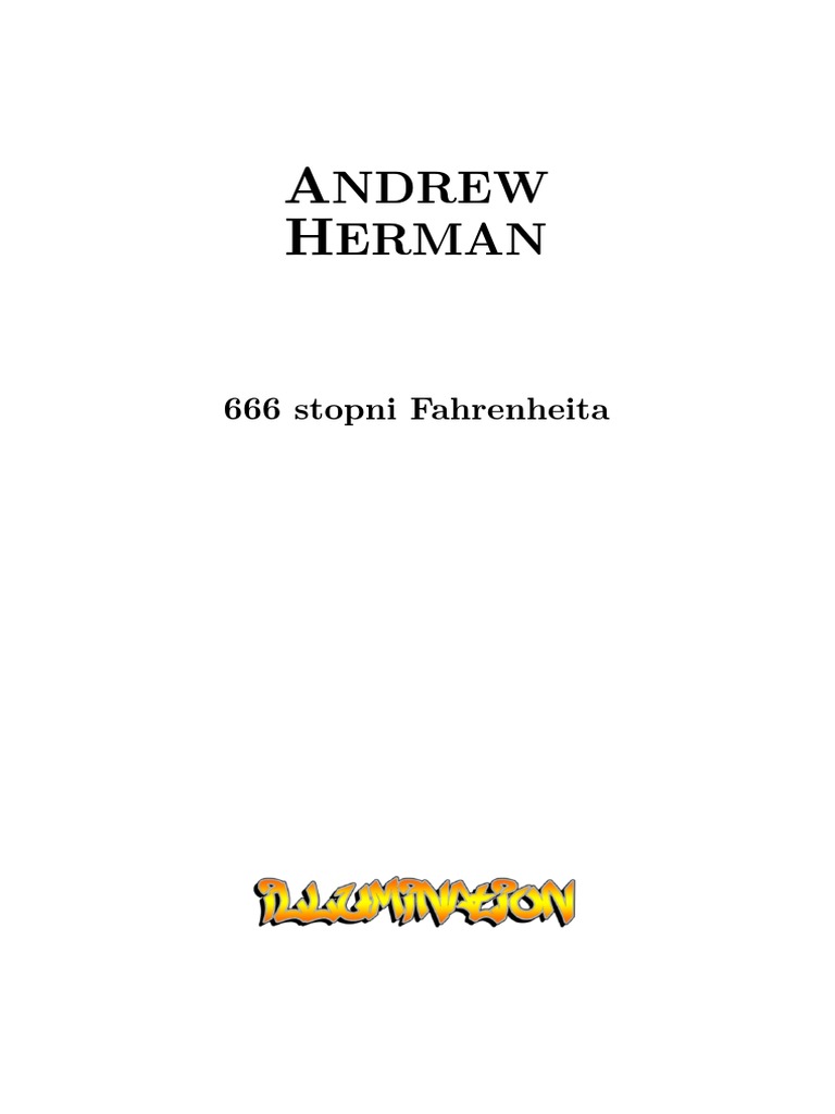 Andrew Harman - 666 Stopni Fahrenheita | PDF
