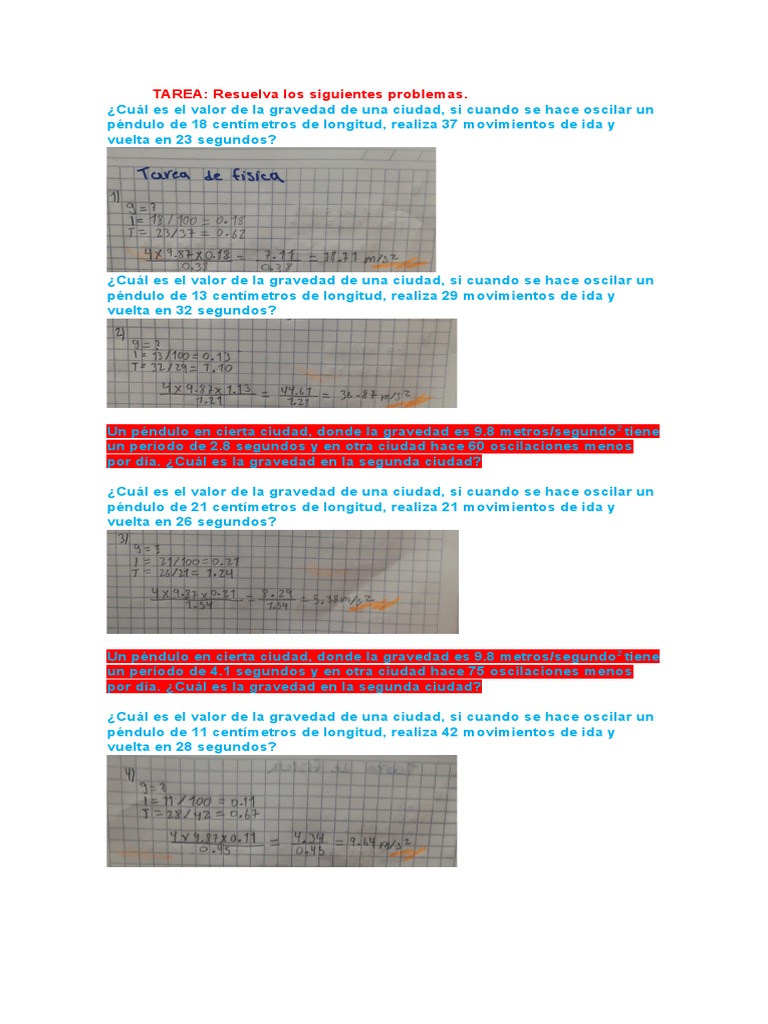 Tarea de Fisica Diego Medina 5to Baco B | PDF