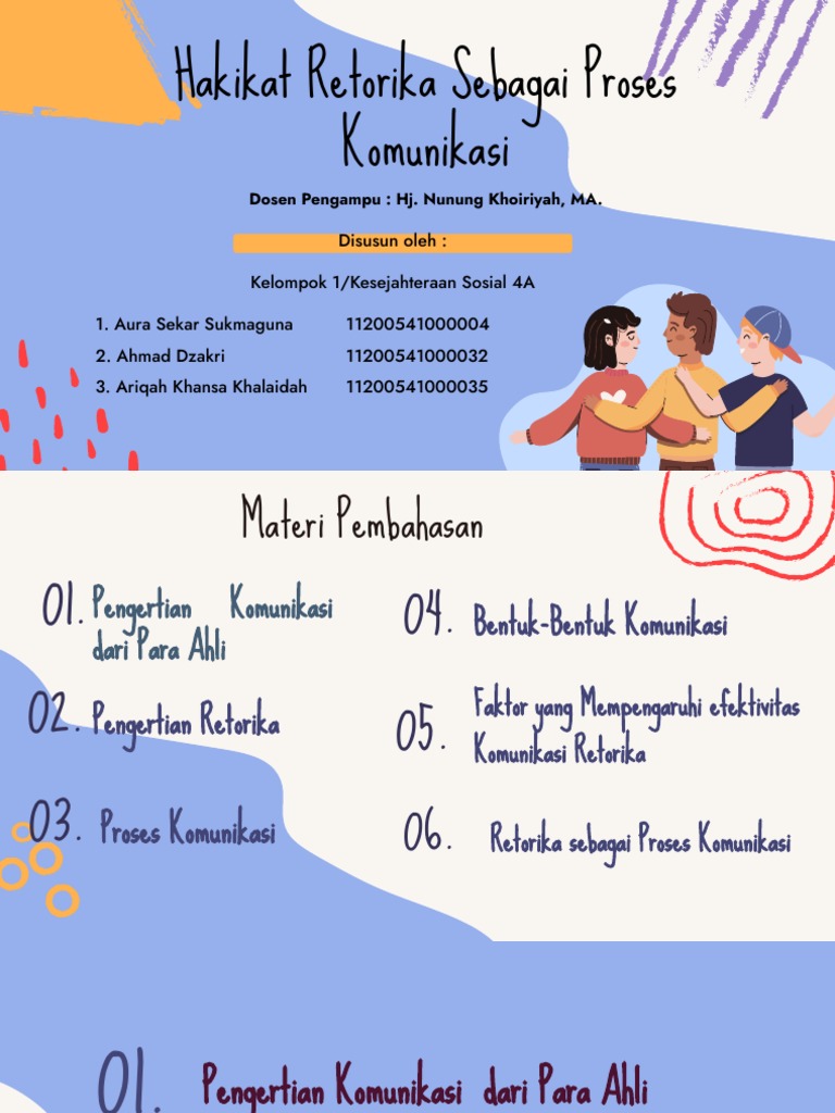 Kel.1 Hakikat Retorika Sebagai Proses Komunikasi | PDF