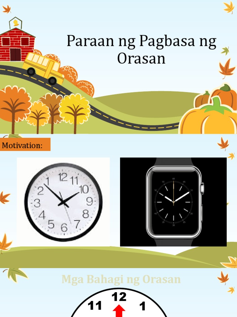 Paraan NG Pagbasa NG Orasan | PDF
