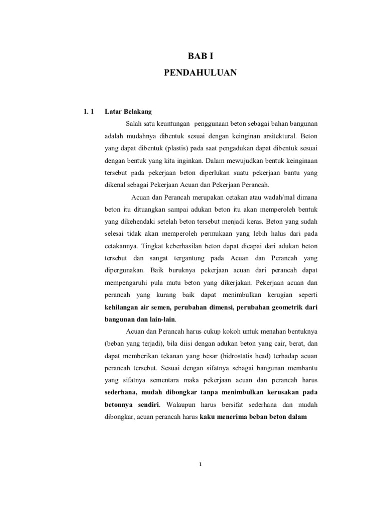 Acuan Perancah II | PDF