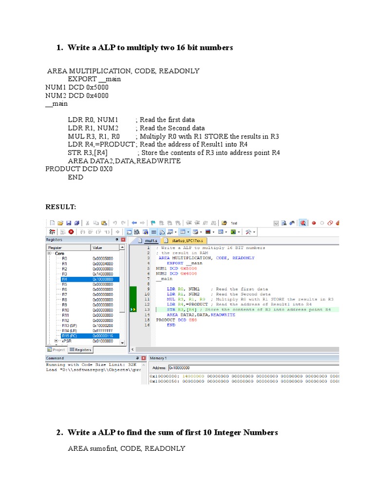 ALP-Embedded Lab | PDF | Computer Architecture | Computing