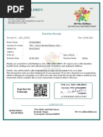 80G Receipt PDF | PDF | Payments | Society