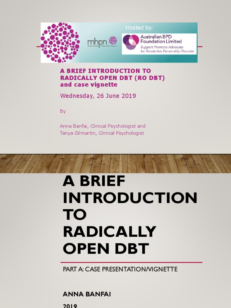 A Brief Introduction To RO DBT - Copyfor Rita | PDF | Dialectical ...