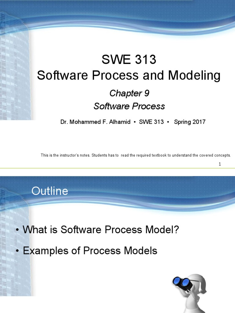 Swe 313 Software Process And Modeling Pdf Agile Software Development Software Prototyping