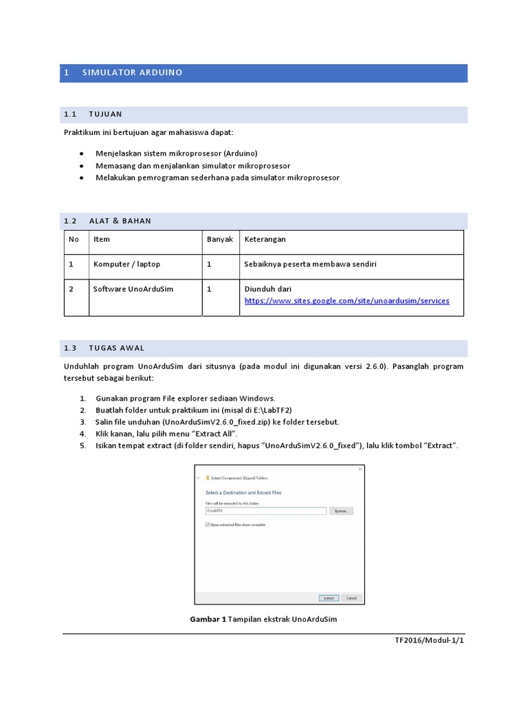 Panduan Penggunaan Simulator UnoArduSim | PDF