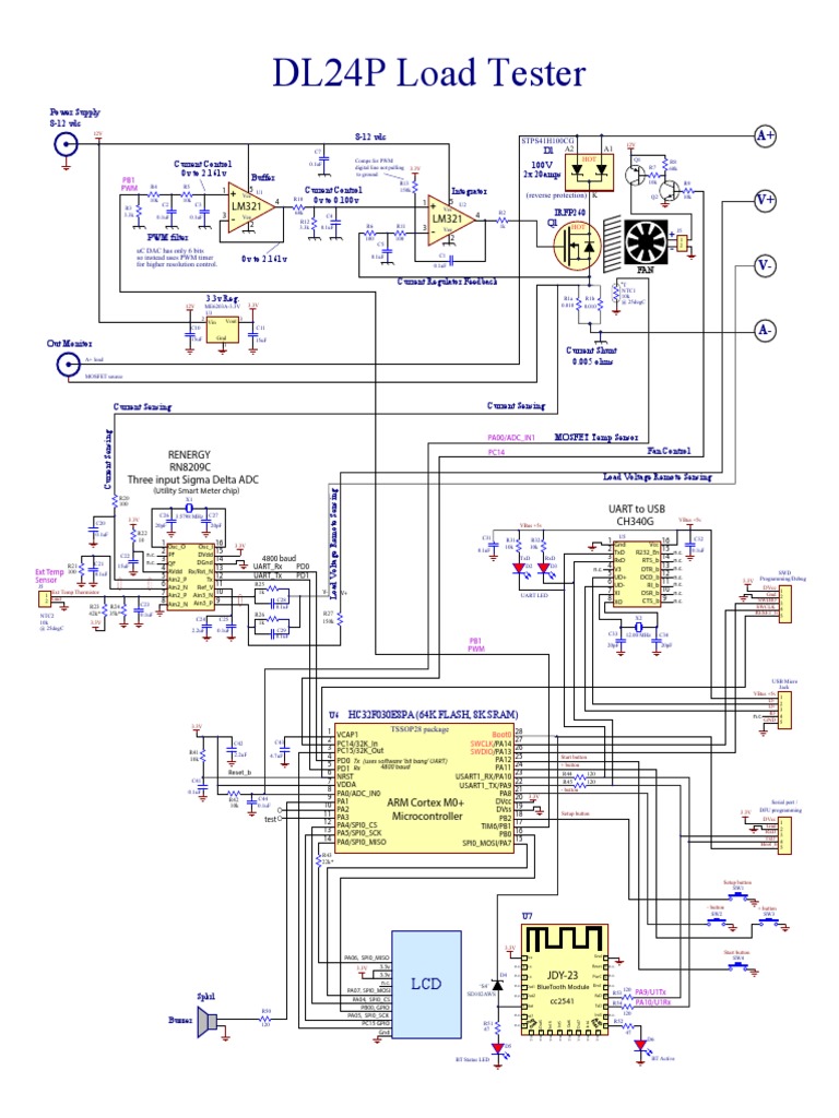 DL24P Schematic diagram | PDF | Electronic Engineering | Computer ...