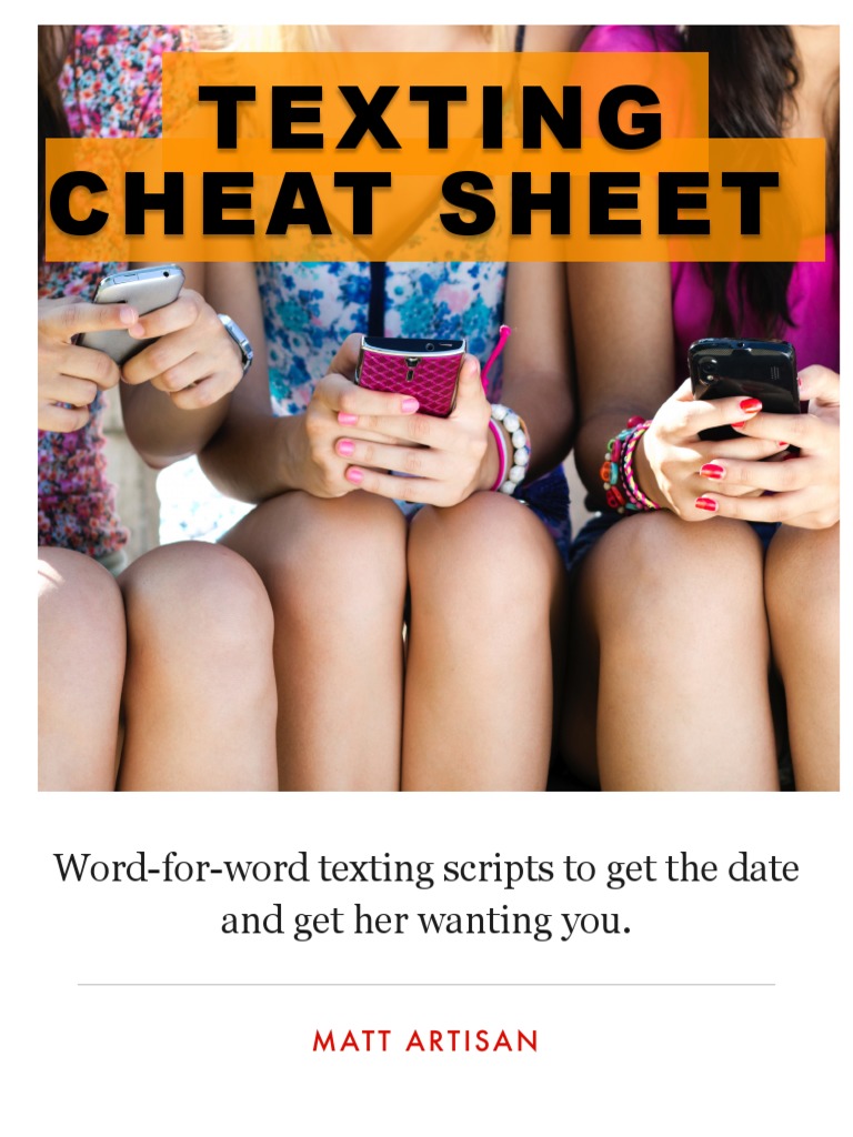 Texting Cheat Sheet: 20 Proven Texts That Get Her to Reply | PDF | Emotions | Text Messaging