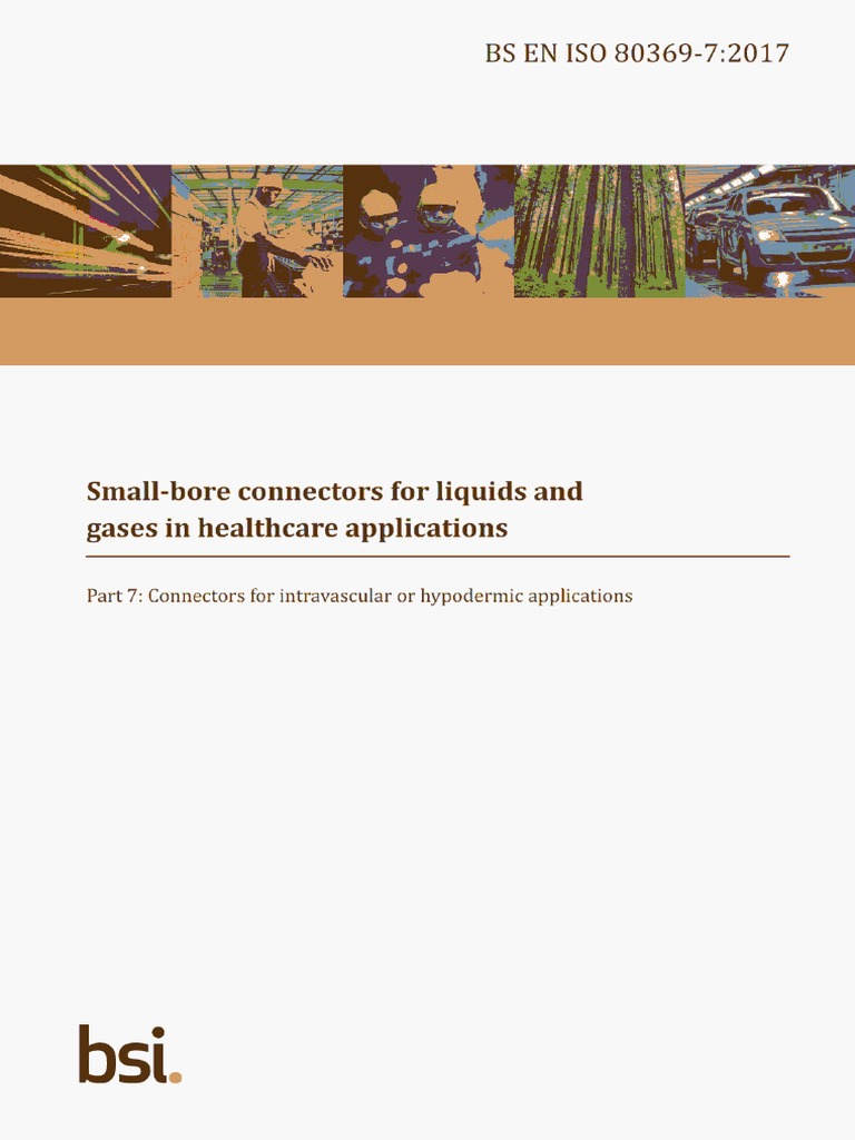 BS en Iso 80369-7-2017 | PDF