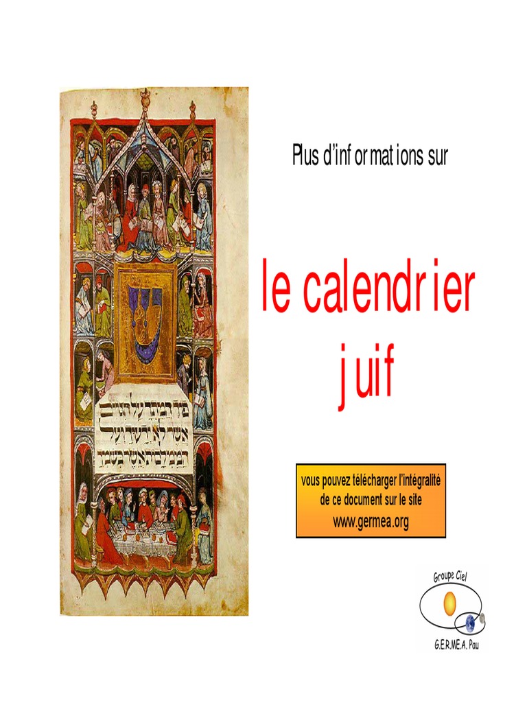 Comprendre le calendrier juif | PDF | Calendrier | Calendrier hébraïque