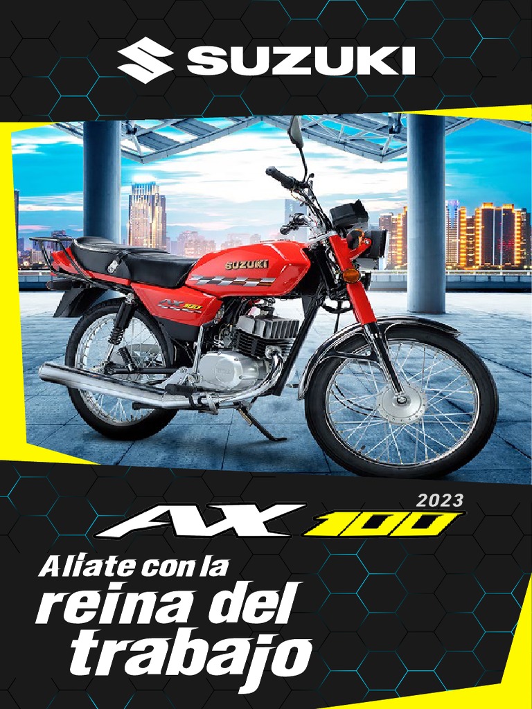 Datasheet AX100 | PDF | Motocicleta | Transporte