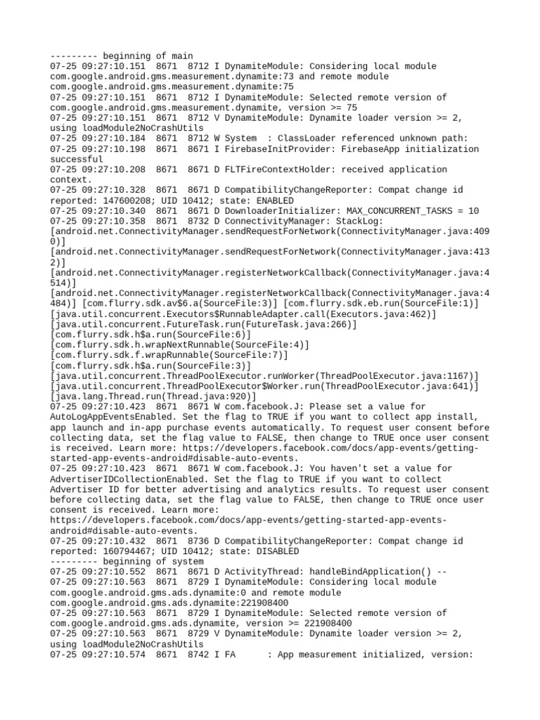 Logcat | PDF | Java (Programming Language) | Android (Operating System)