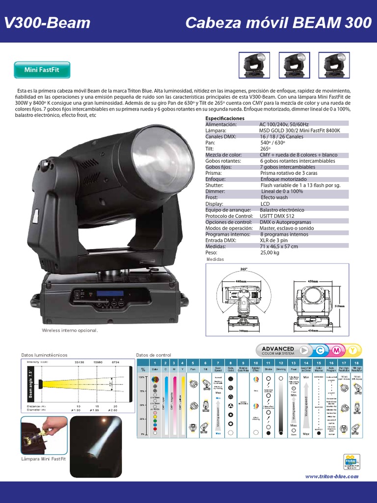 V300-BEAM | PDF | Encendiendo | Estándares informáticos