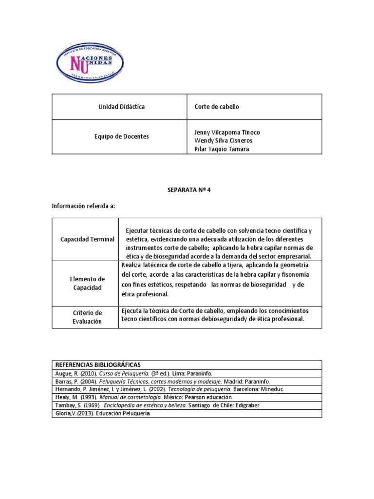 Separata 4 | PDF | Pelo