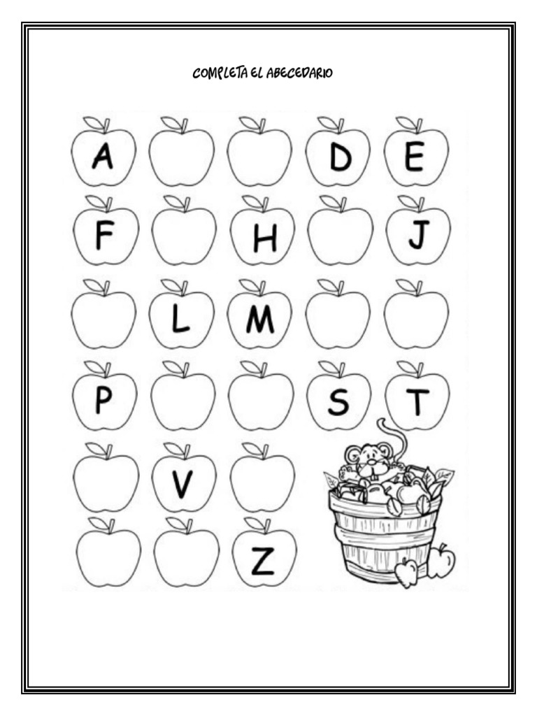 Completa El Abecedario | PDF