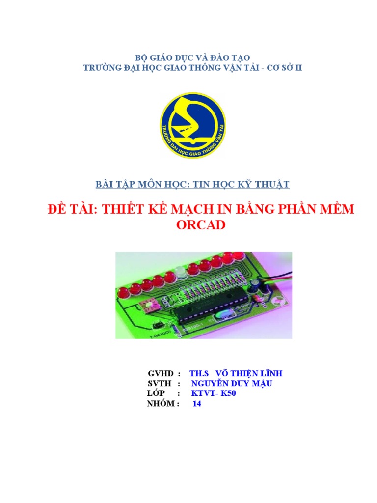 Bai Tap Orcad | PDF