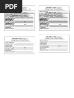 MRD Checklist | PDF | Patient | Signature