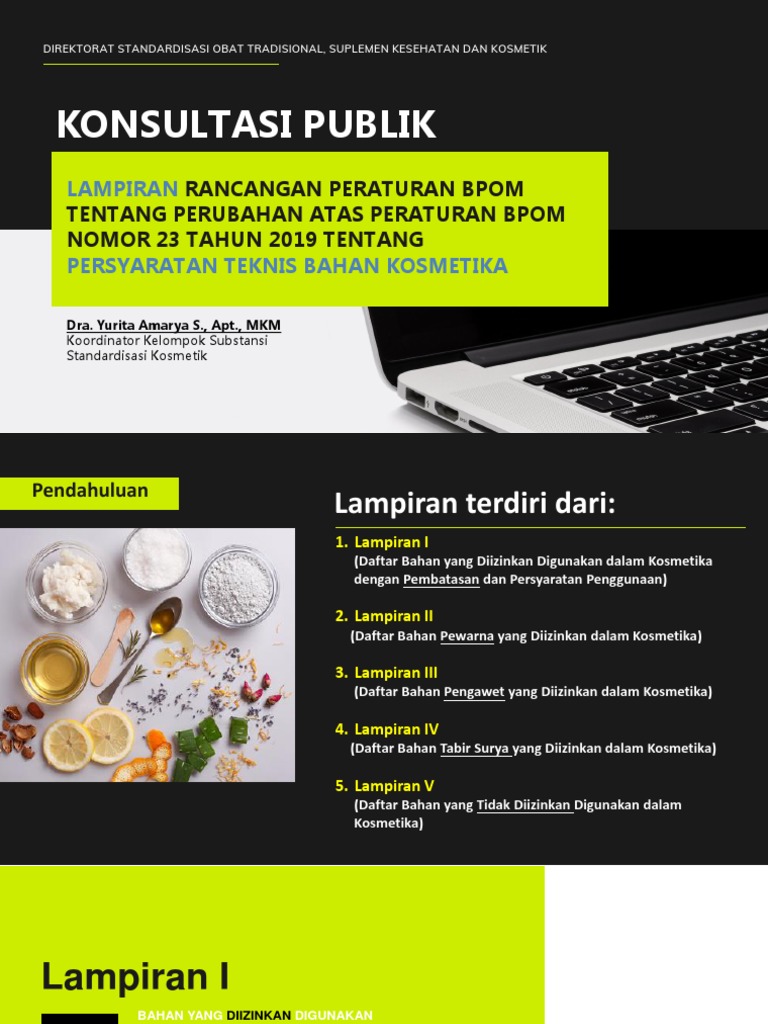Materi Konsultasi Publik - Lampiran PTBK | PDF