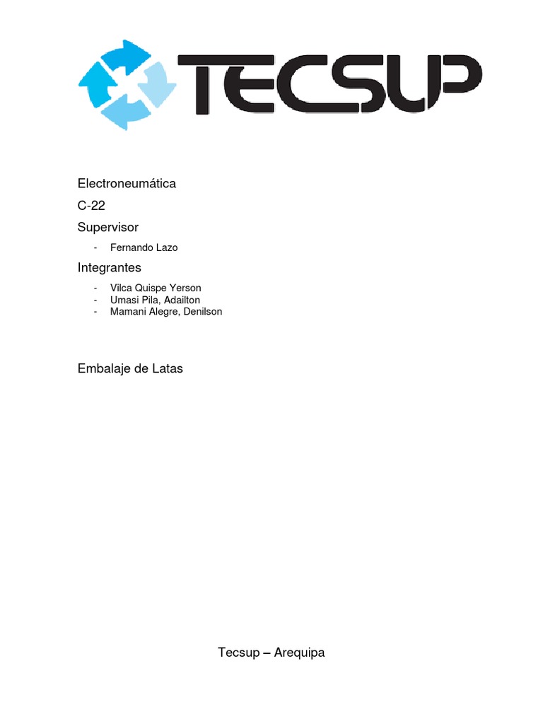 Proyecto Final Electroneumatica 1 | PDF | Neumática | Solenoide