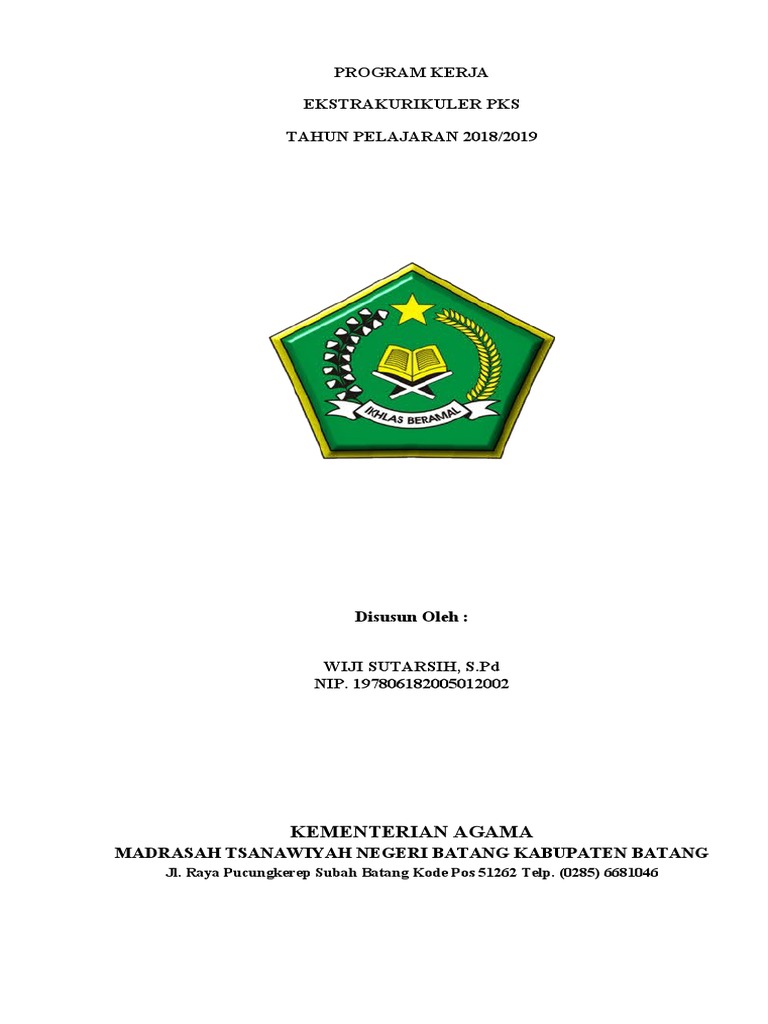 PROGRAM KERJA EKSTRA PKS MTSN | PDF | Karier & Perkembangan | Bisnis