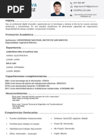 Modelo de Curriculum Vitae (Lleno Ejemplo) | PDF
