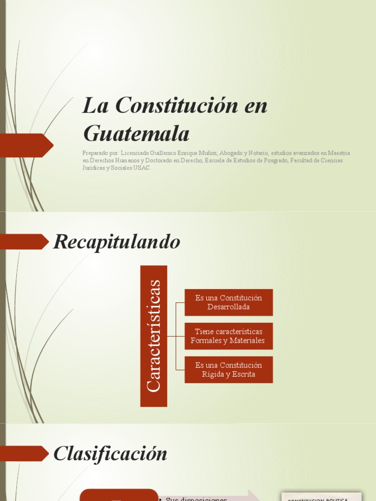 La Constitución de Guatemala | PDF | Constitución | Guatemala