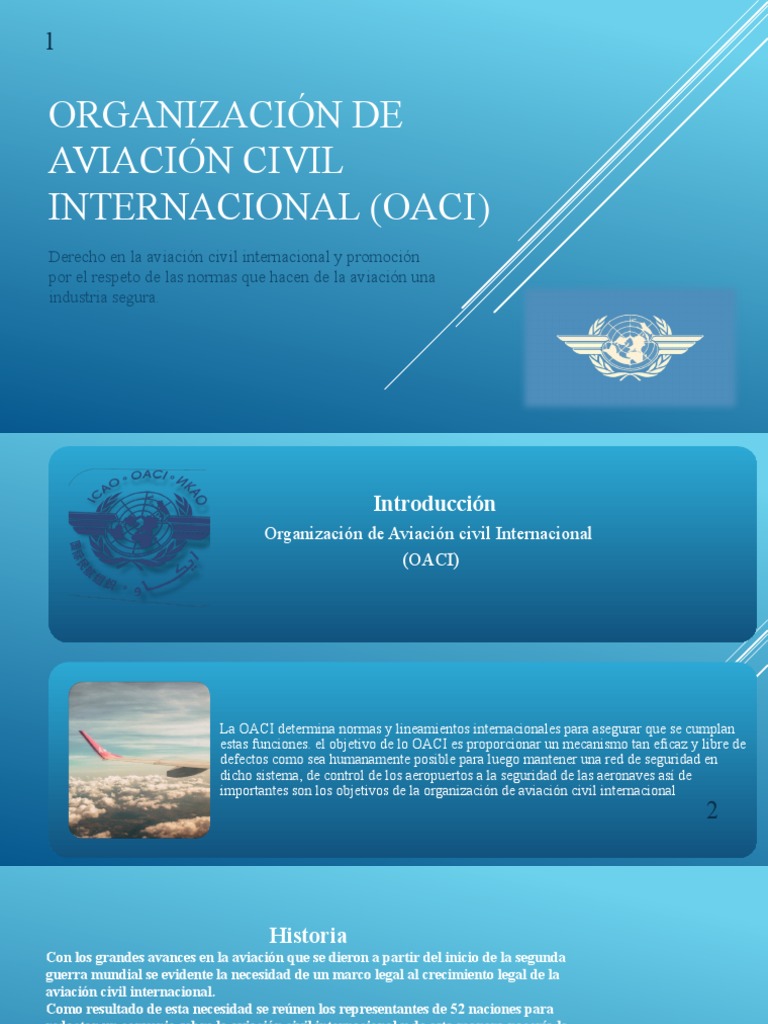 Organización de Aviación Civil Internacional (OACI) | PDF | Aeropuerto ...