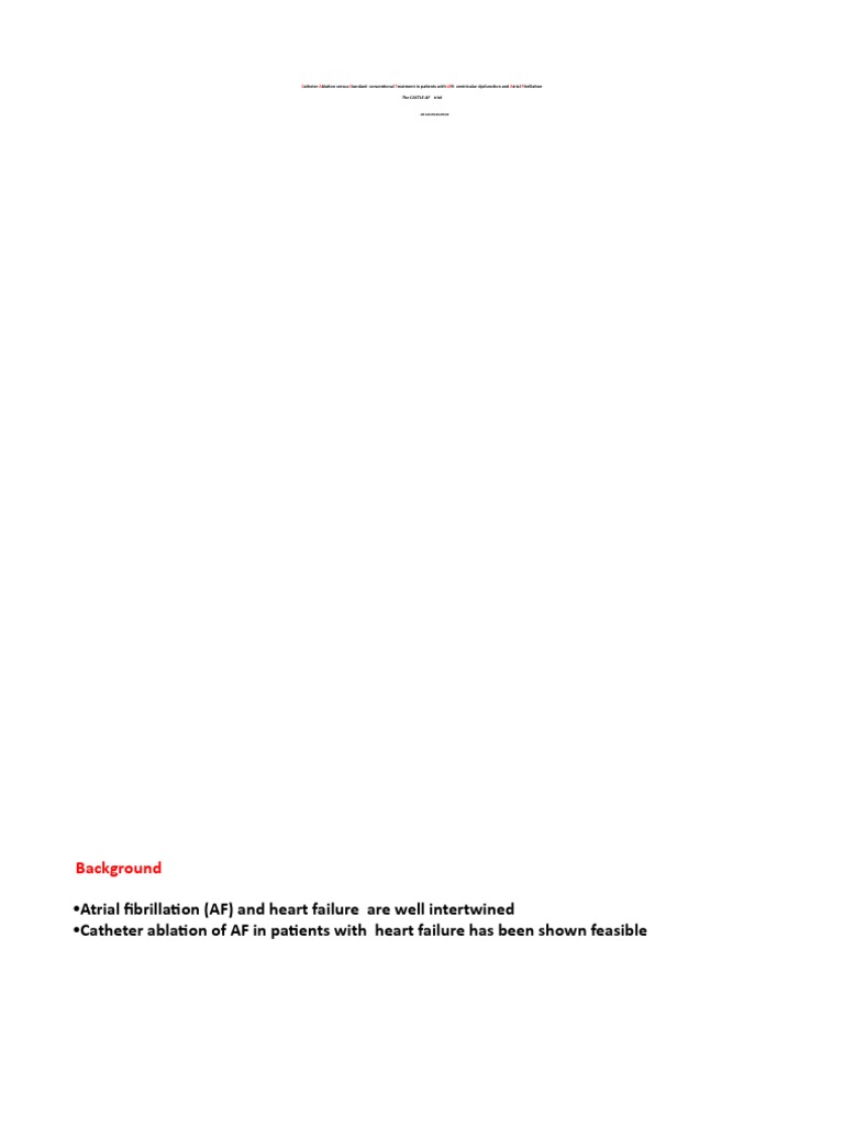 Castle Af Final | PDF | Heart Failure | Medical Specialties