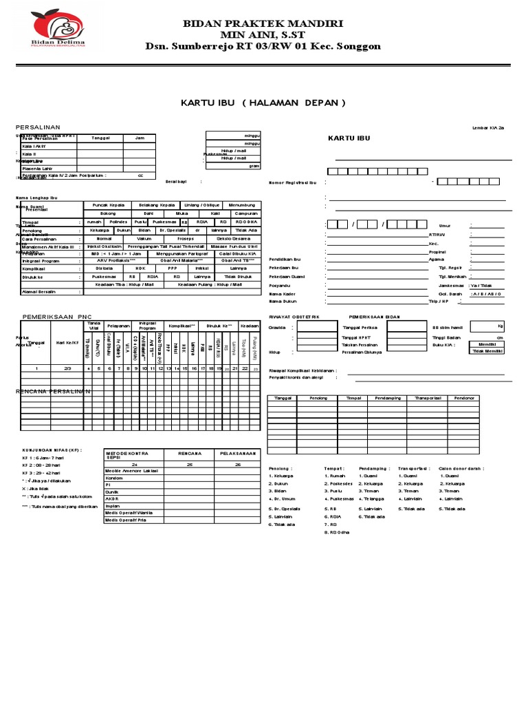 Kartu Ibu 1 | PDF
