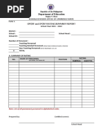 School Form 2 (SF 2) - Blank Template | PDF