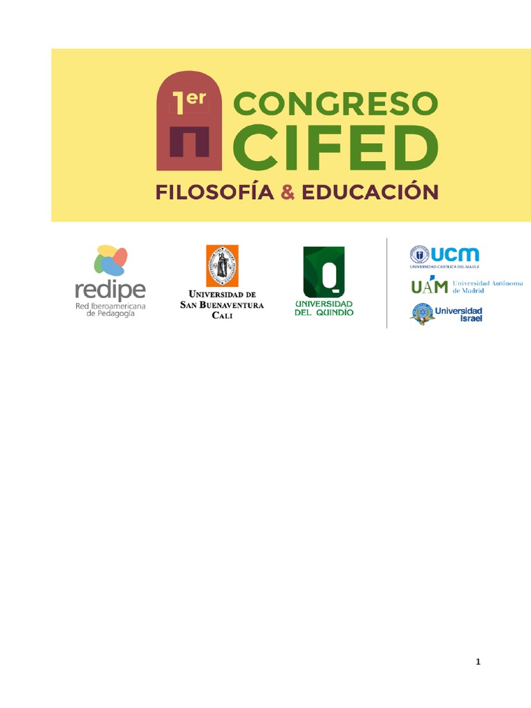 Libro-filosofia-y-educacion-cifed-2020.. (1) | PDF | Aprendizaje | Maestros