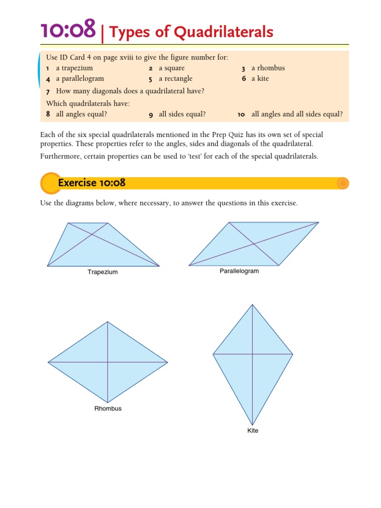 Quadrilateral | PDF | Rectangle | Elementary Geometry