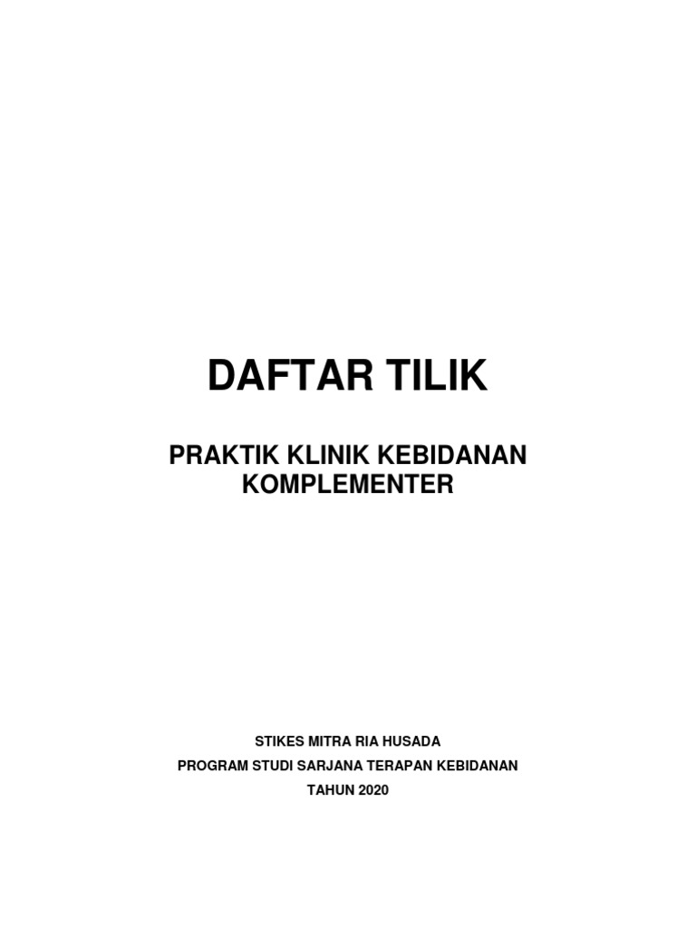 Daftil Komplementer | PDF