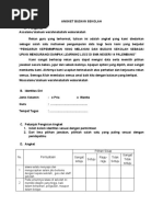 Contoh Daftar Jadwal / Rundown Acara Study Tour | PDF