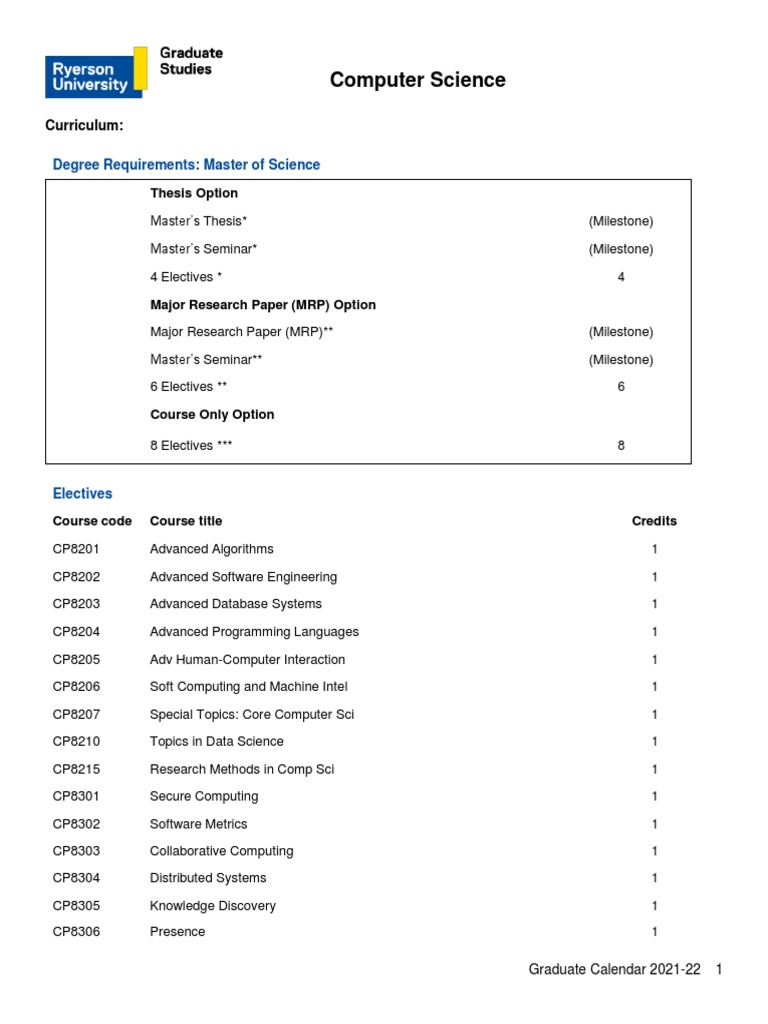 Computer Science 2021 22 Pdf Thesis Artificial Intelligence