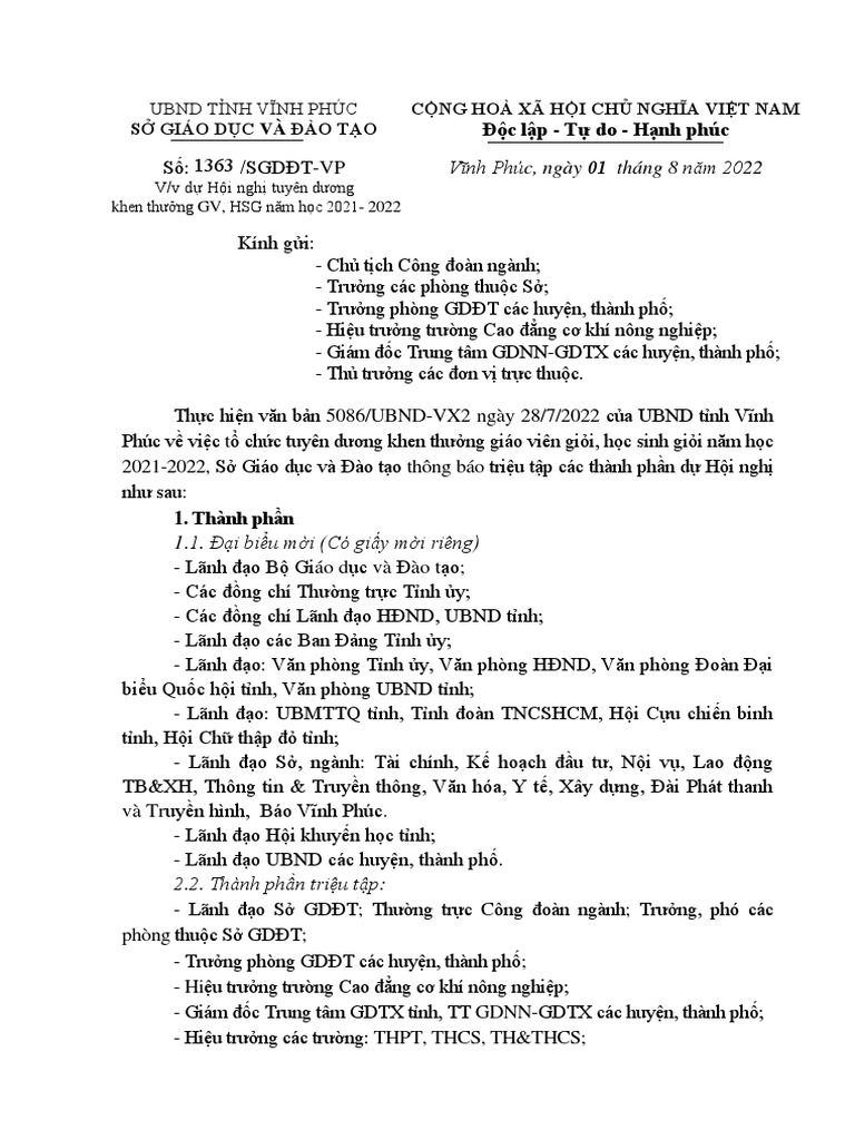 Signed-Signed-08 - 2022 - CV Trieu Tap Hoi Nghi Tuyen Duong HSG - PH | PDF