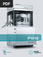 Fette 3090i - EN | PDF | Tablet (Pharmacy)