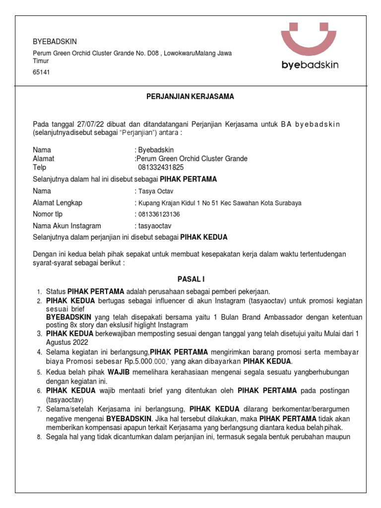 Tasya Octaf | PDF | Bisnis