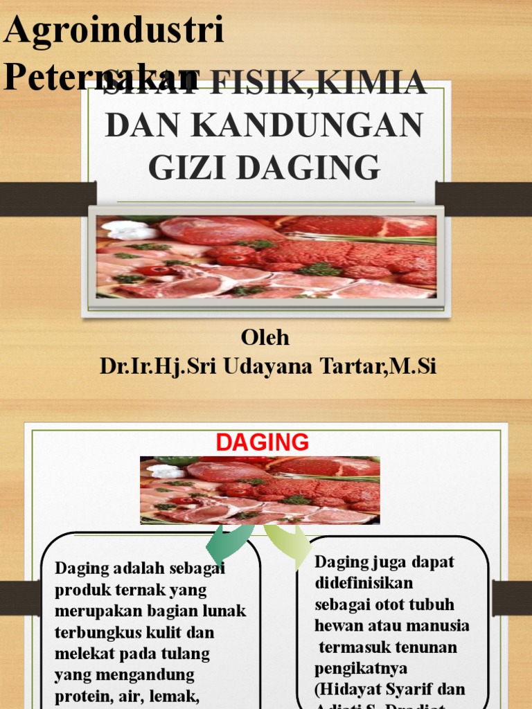 1.sifat Fisik Dan Kimia Daging | PDF 1.sifat Fisik Dan Kimia Daging | PDF