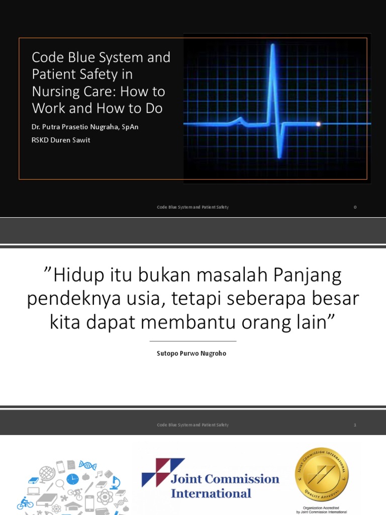 Patient Safety and Code Blue in Nursing Care | PDF